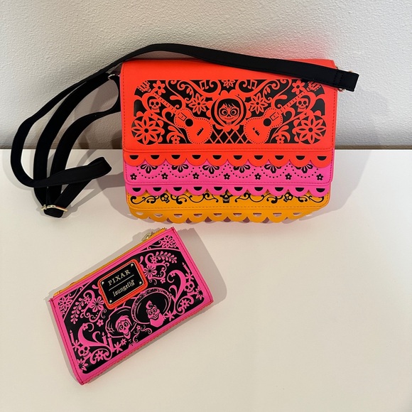 Loungefly | Bags | Loungefly Disney Pixar Coco Papel Picado Crossbody ...